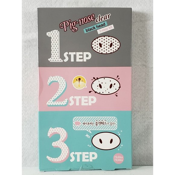 Holika Holika | Skincare | Holika Holika Pignose Clear Black Head 3step Kit Acne Skin Mask Box ...
